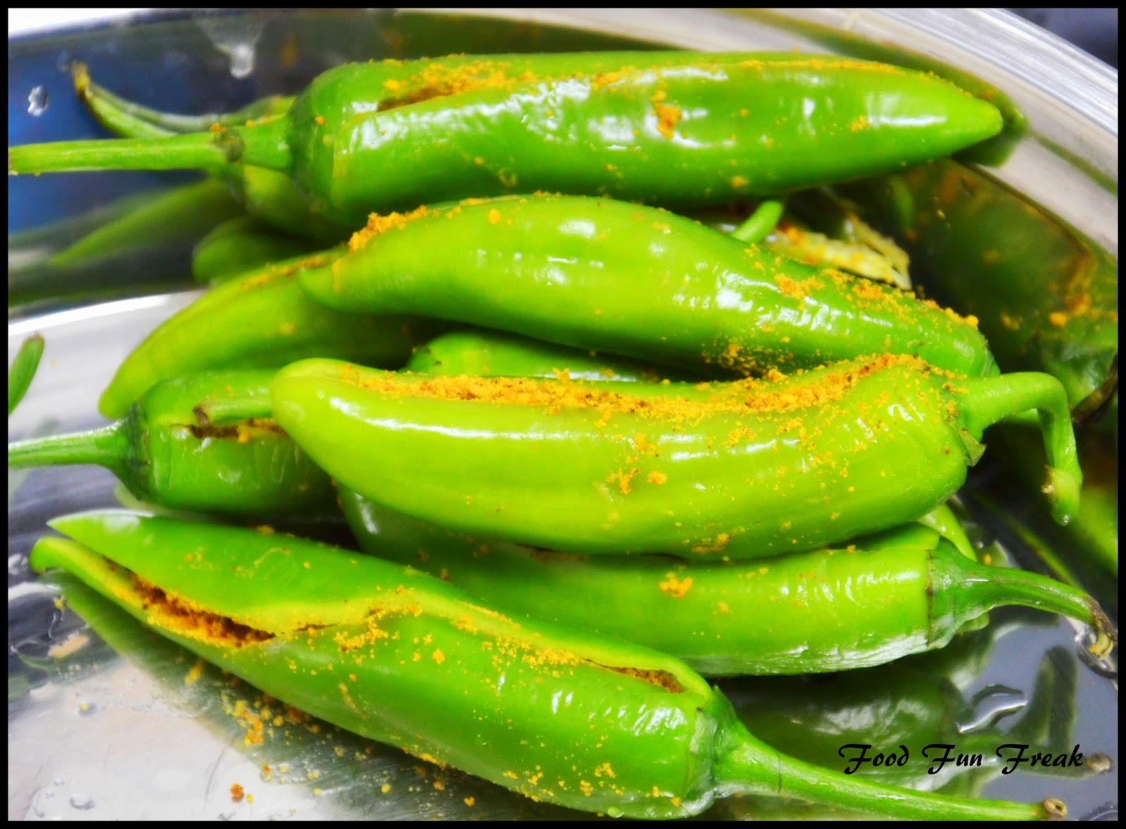 Gram Flour Stuffed Peppers Or Besan Bharwa Mirchi ~ Food Fun Freak