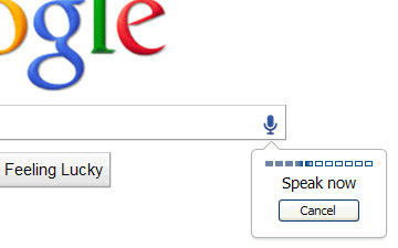 Google voice search for PC