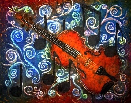 Sue Duda Designs: Fiddle Batik to Fiddle Fabric