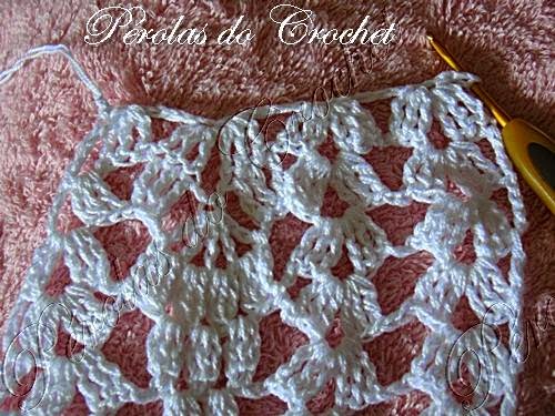 Renata Vieira Pérolas do Crochet: Bata em crochet com Passo a passo