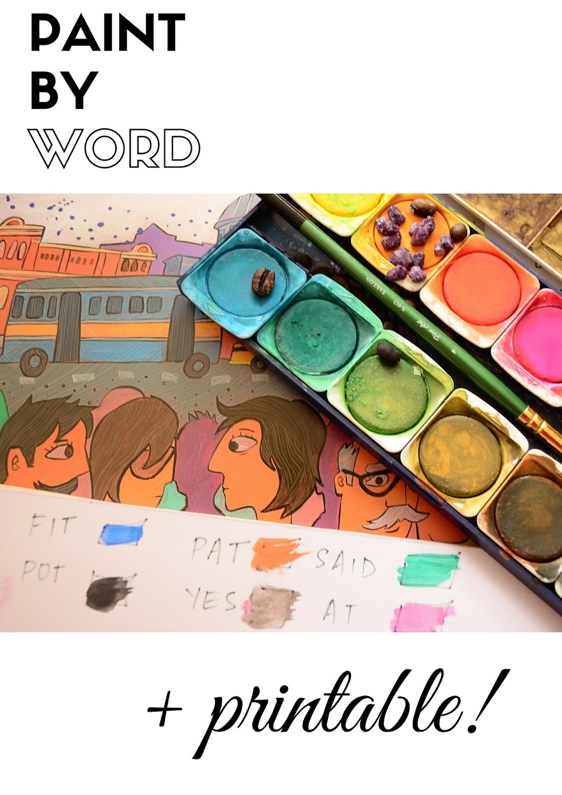 Practical Mom: Paint-by-Word (Practical Mondays #7)