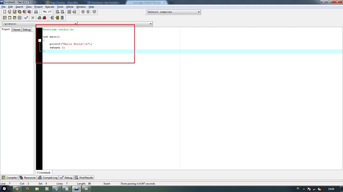 Tutorial Programming C/C++: Tutorial how to create a hello world ...