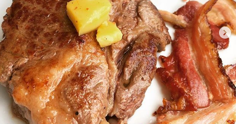 Miolo de acém + bacon - Estilo de Vida Carnívoro