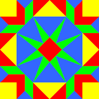Barn Quilts by Bryan: Barn Quilt Pattern - Summer Star Flower