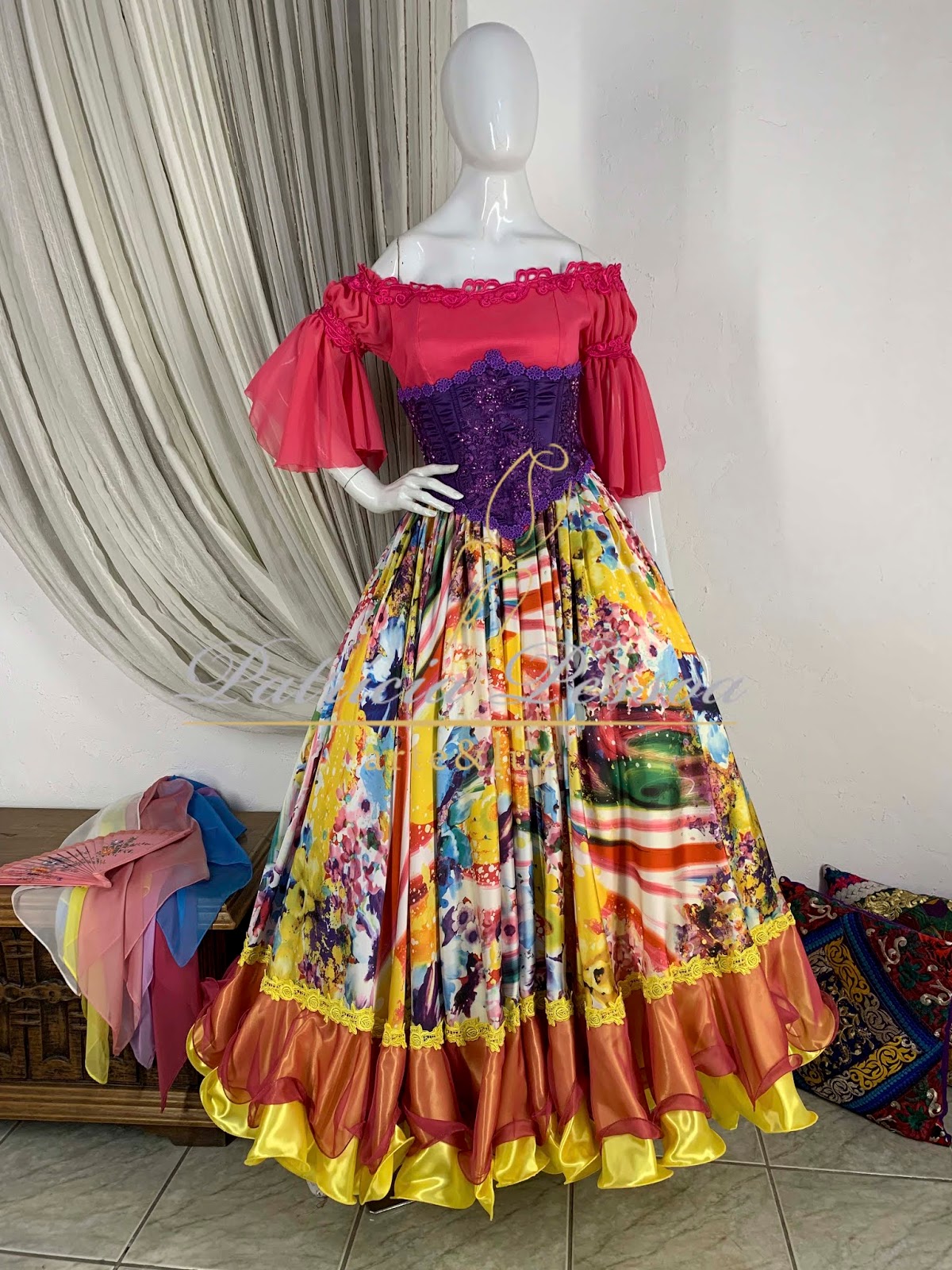 Atelier Patricia Pessoa: Roupa Cigana - (cód.03120)
