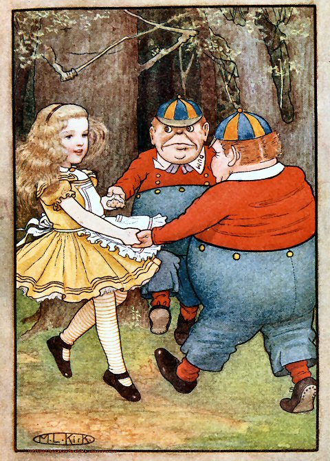 Through The Illustrated Looking Glass: Chapter 4 ~ Tweedledum And ...