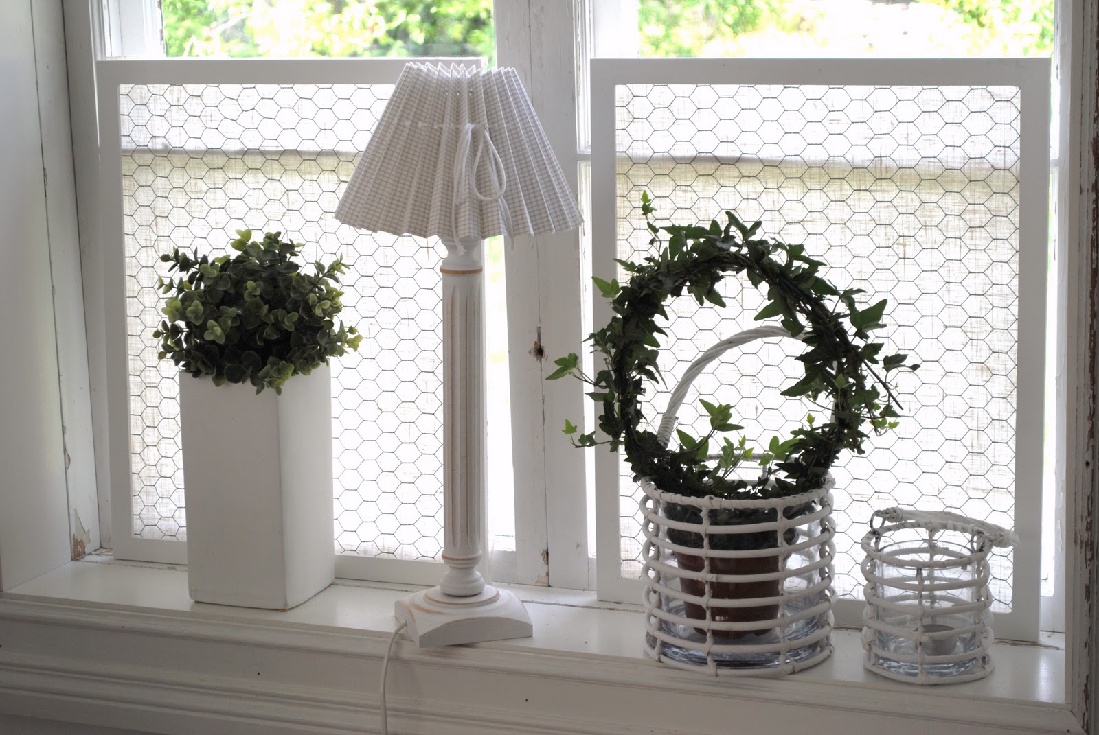 Vita drömmar och choklad: Insynsskydd