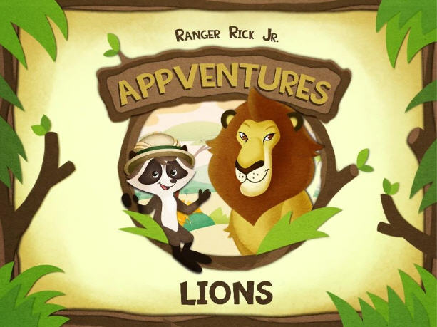 Mommy Maestra: Ranger Rick Jr. Appventures: LIONS {GIVEAWAY}