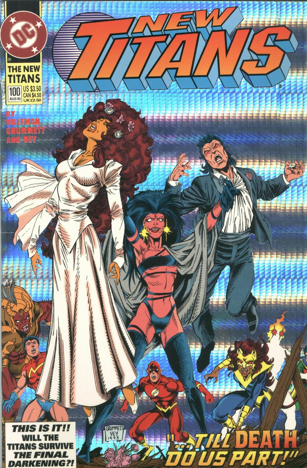 Read online The New Titans (1988) comic - Issue #100