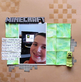 My Scrapbook Evolution-Blog: Scrapbooking with Green is Child's Play