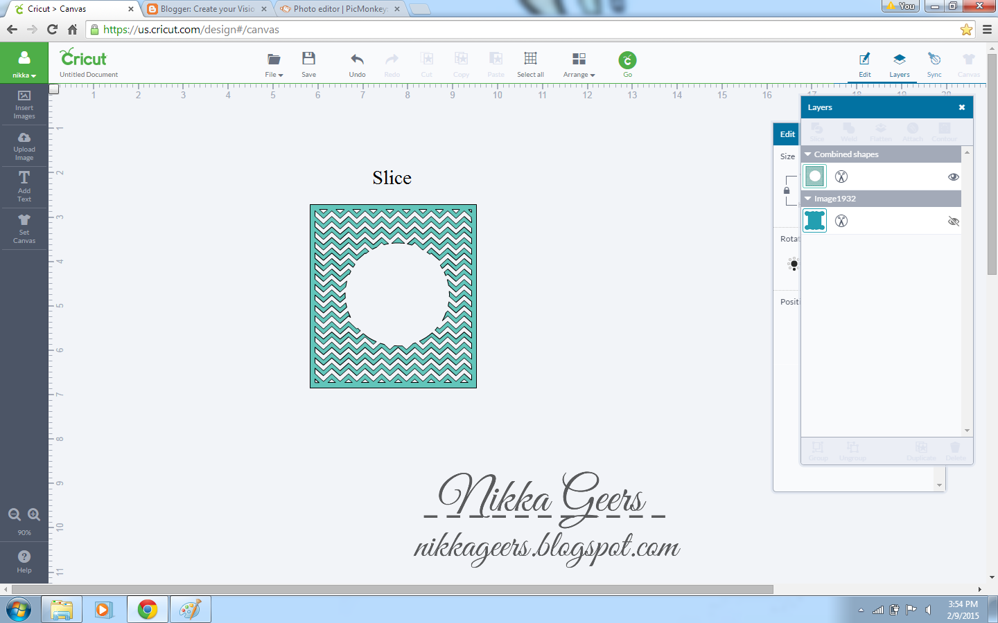 Create your Vision: Cricut Explore Tutorial - Attach vs Slice