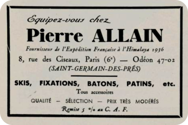 Pierre Allain, les vacances d'un alpiniste amateur 61