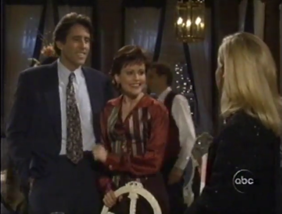 Ladies in Satin Blouses: Rosa Langschwadt Nevin - red satin blouse