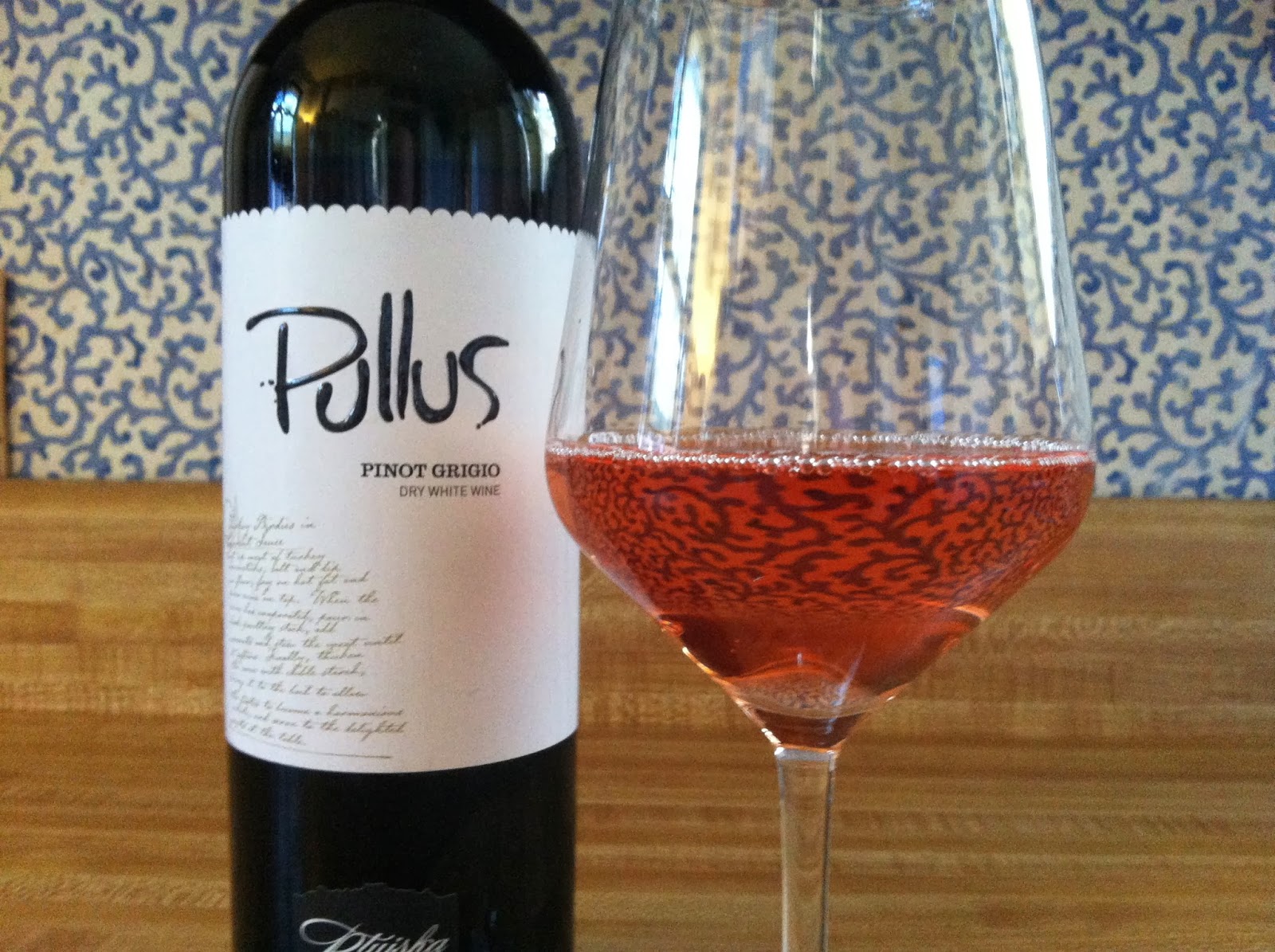 Brim to the Dregs: Wine Review: Pullus Pinot Grigio 2012 Štajerska-Slovenia