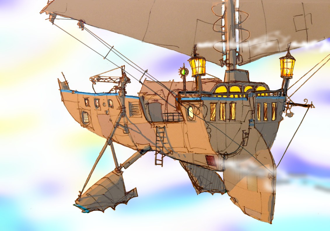 Trader Airboat quick render |Hayden's Artworks