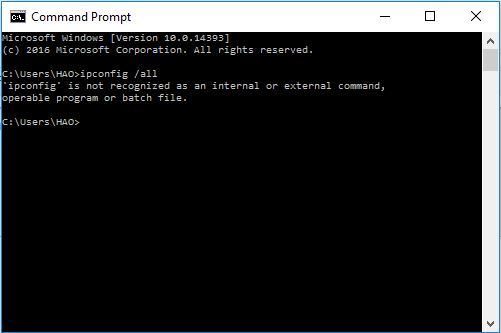 Haonxblog Windows Command Cmd Not Recognized As Internal Or External Command