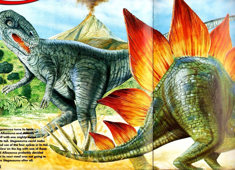 Love in the Time of Chasmosaurs: Vintage Dinosaur Art: More Dinosaurs!