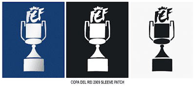 Football teams shirt and kits fan: Barca 2009 Copa Del Rey Sleeve Patch