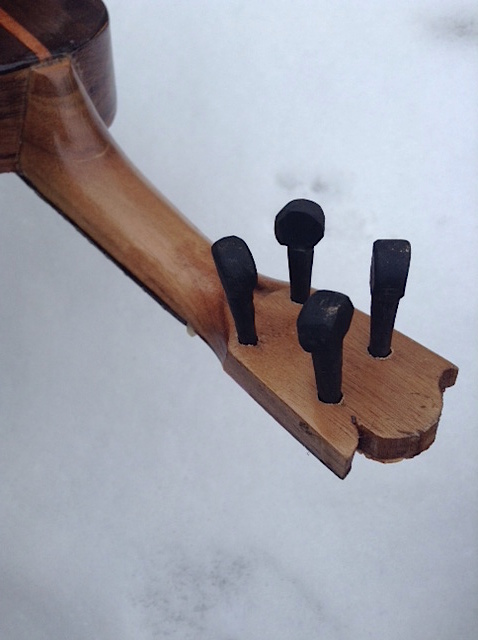 Tiwi Mini Ukuleles: Walnut / W.R.Cedar Nano uke special