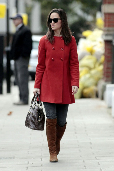 Stylist View: Pippa Middleton in a Red Dress