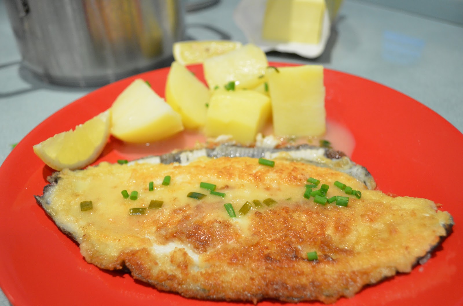 U&Me in the Kitchen: Filet de sole pané à la ciboulette - Breaded sole ...