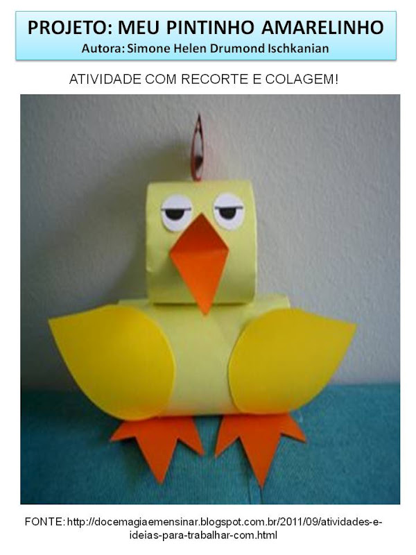 PROJETO: MEU PINTINHO AMARELINHO 1 - ATIVIDADES ANOS INICIAIS COM A BNCC