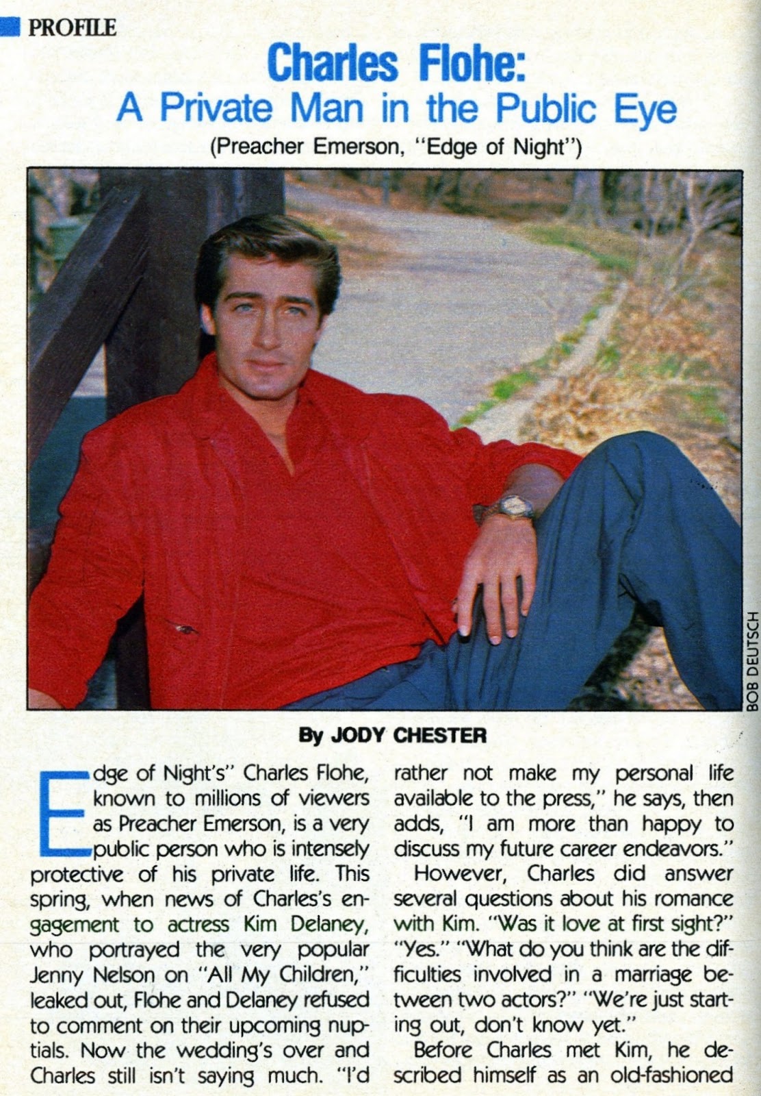 Charles Flohe: A Private Man In The Public Eye Part 1 of 3