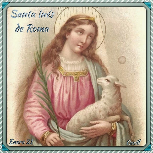 ® Colección de Gifs ®: IMÁGENES DE SANTA INÉS DE ROMA, 21 DE ENERO