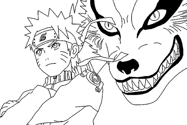 naruto coloring page | Coloring Draw
