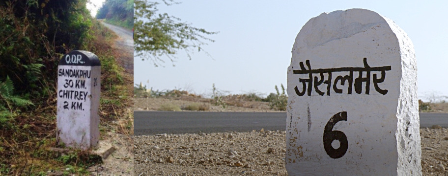 Why Indian Highway Milestone have colour code?