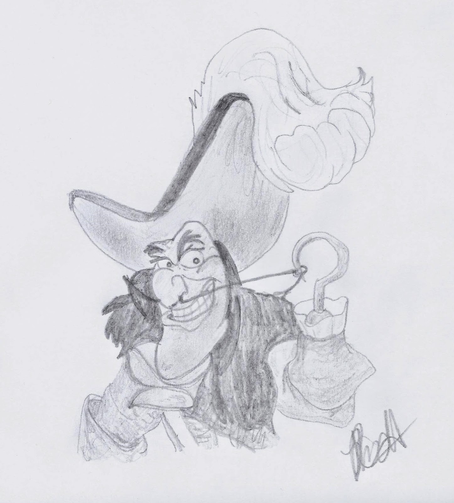Disney Illustration Study: Captain Hook - Jo Linsdell - A passion for ...