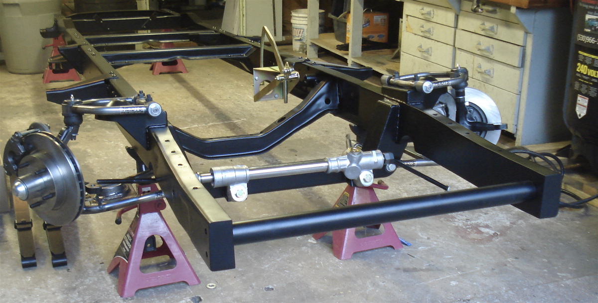 OYMC: 1958 Chevy Truck Frame with Mustang 2 and Ford 9"