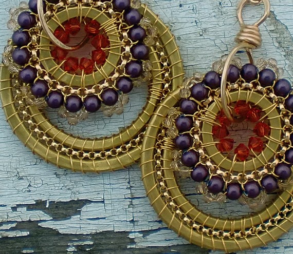 Octavia Bloom's Wire Work Medallions / The Beading Gem