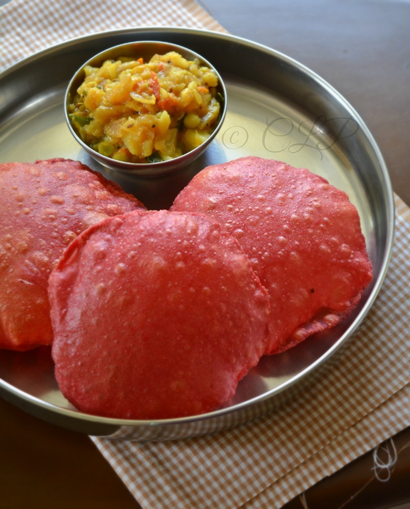 Cook like Priya: Beetroot Poori | How to make Beetroot Poori
