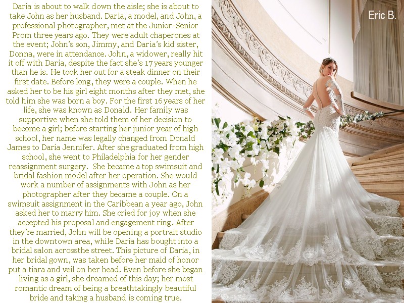 Eric's Transgender Captions: Daria's Wedding