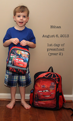 more than 9 to 5...my life as "Mom": Tiny Man Starts Preschool!