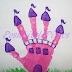 Posh Little Pixies: Hand Print Keepsake - Princes Castle Hand Print