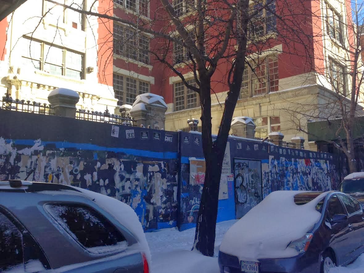 EV Grieve: The former PS 64 after it snows