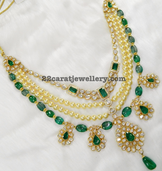 Pachi Emerald Layer Necklace - Jewellery Designs