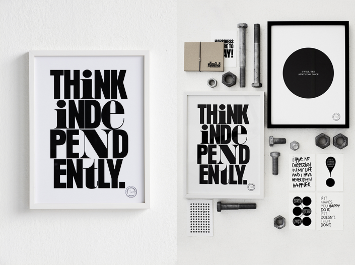 Plakaty - obrazki na ściane - inspirujące teksty - Szczypta Designu ...