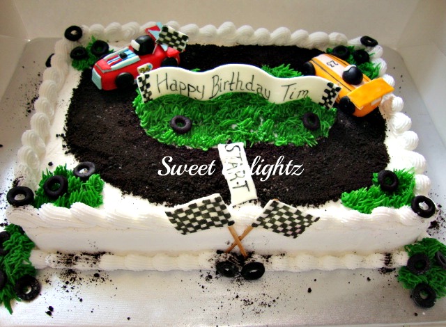 Sweet Delightz: Dirt Car Racing Cake