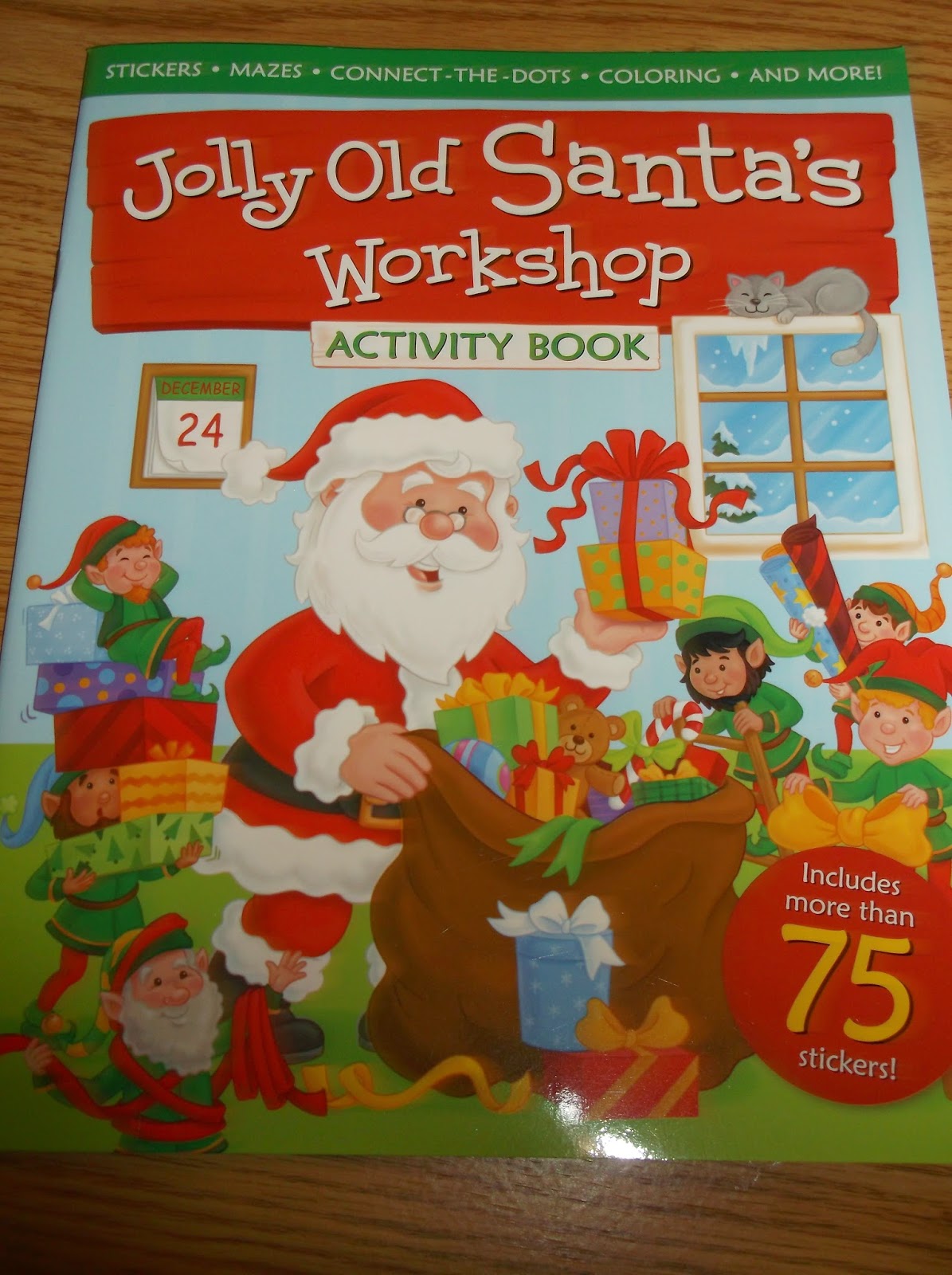 Missy's Product Reviews : Jolly Old Santa’s Workshop Activity Book by ...