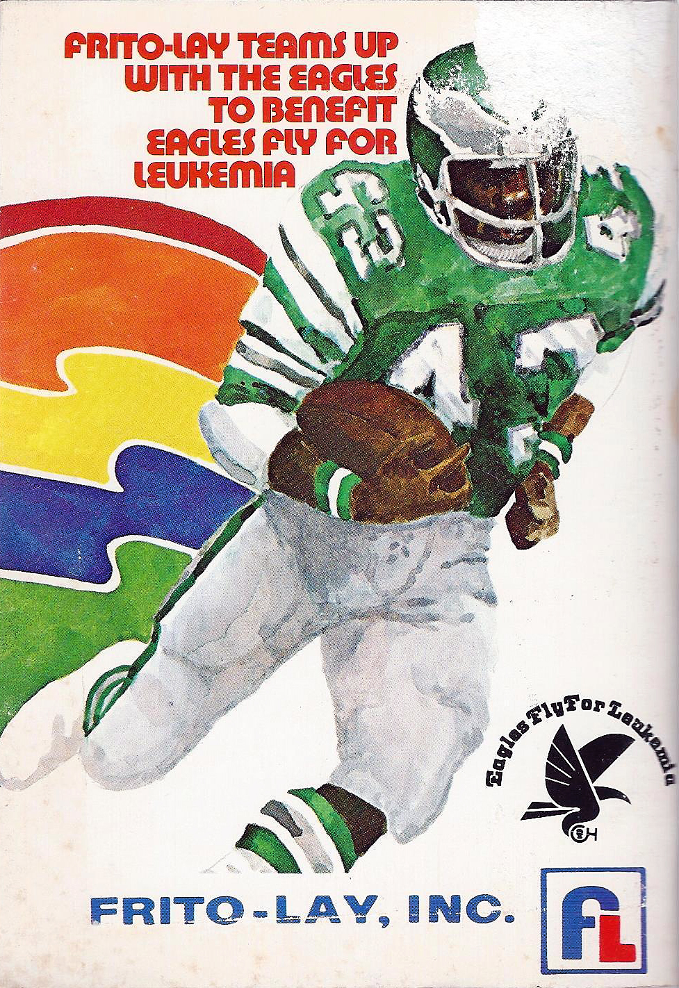 Pro Football Journal Presents: NFL Art: Eagles Art for Frito Lay Ad