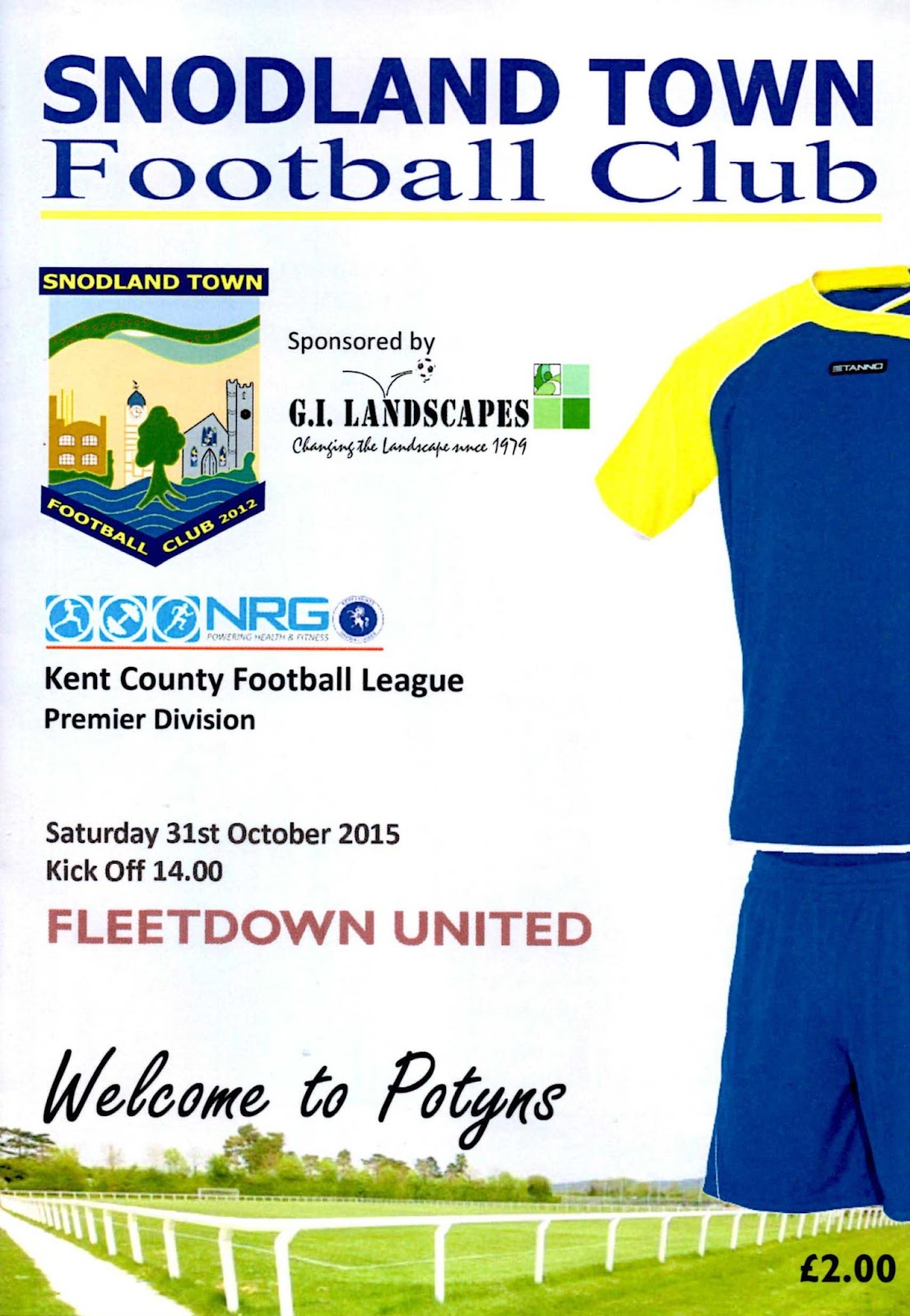 Snodland Town v Fleetdown United