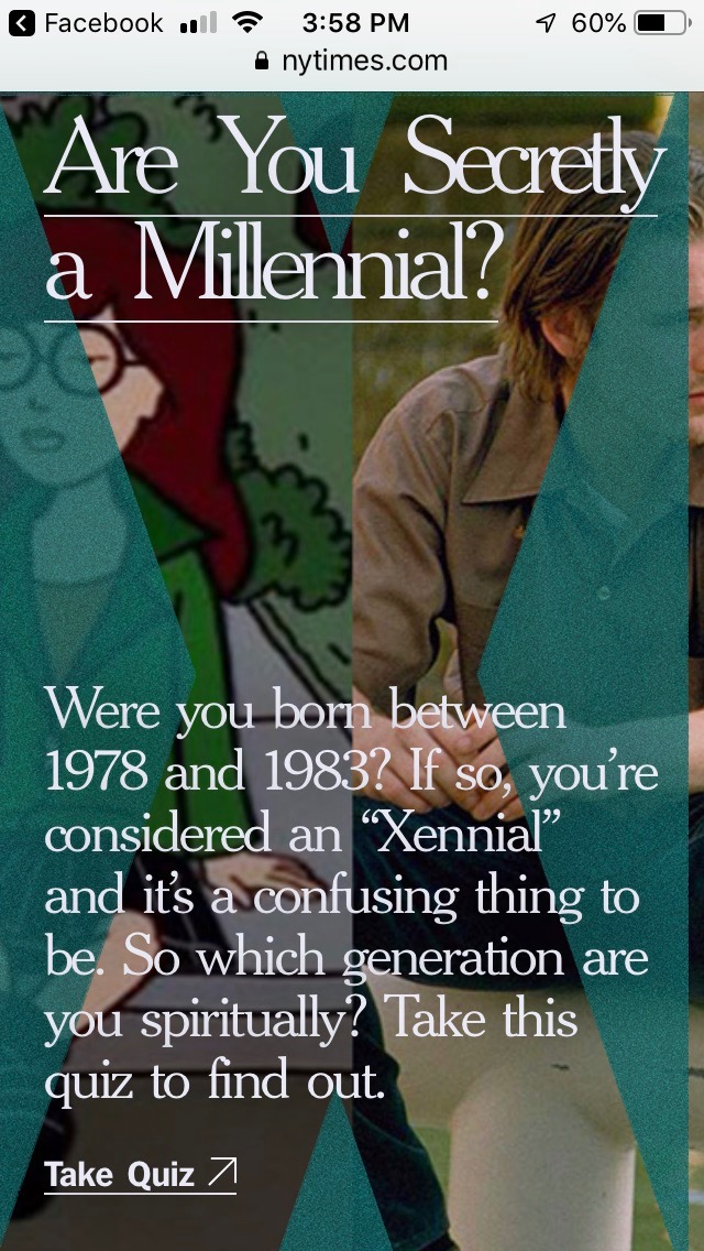 Are you an Xennial? — Swiss Lark