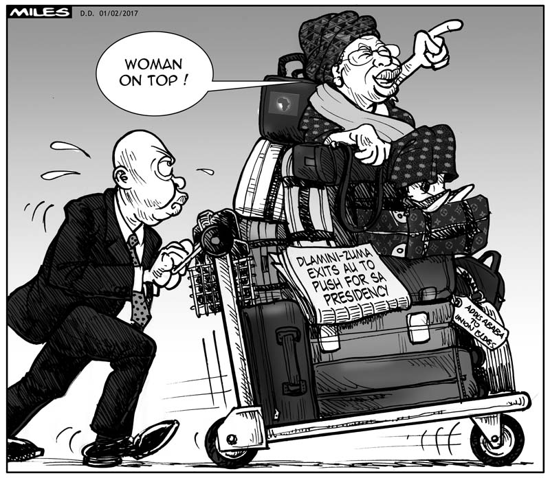 Cartoons by Miles: From summit to summit?