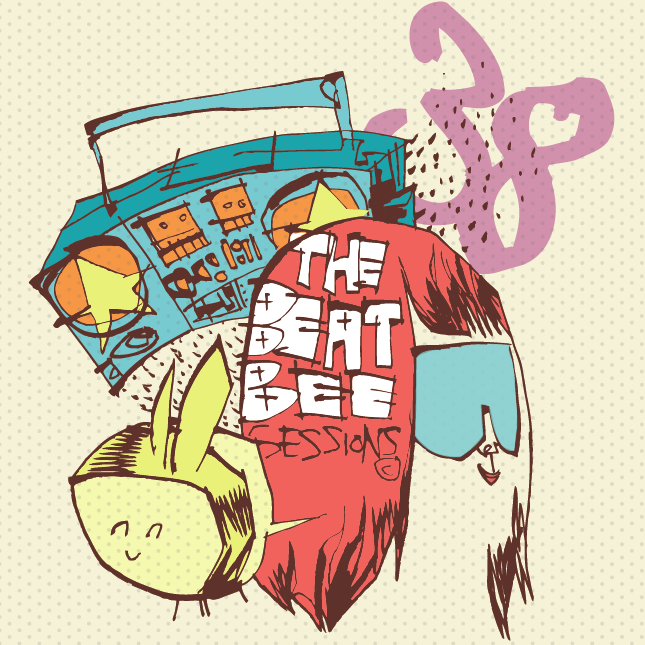 Food One/Jim Mahfood Art: The Beat Bee Sessions Vol. 38!