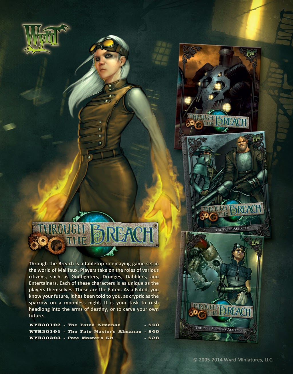 Tabletop Fix: Break! Wyrd Miniatures - Through the Breach RPG Release