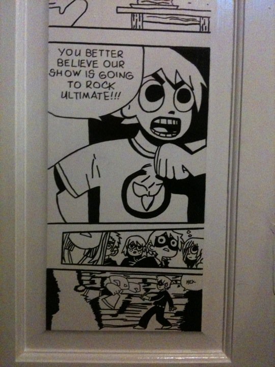 Loki Designs: Scott Pilgrim Door