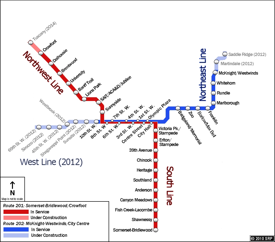 calgary transit maps - Bing images
